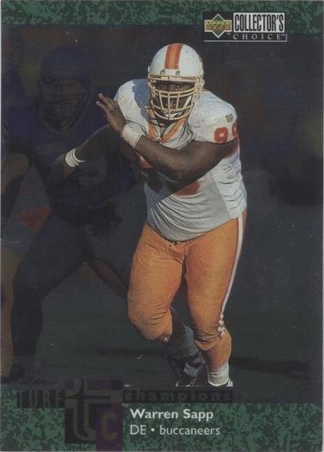 1997 Upper Deck Collector's Choice - Turf Champions #TC16 Warren Sapp ...
