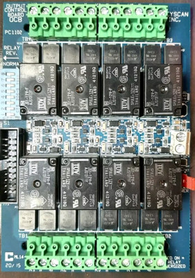 Dormakaba Keyscan Access OCB-8 Output Control Board Relay Board Tested ...