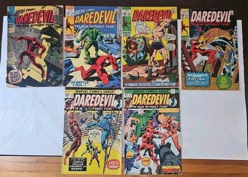 LOT of 6 DAREDEVIL #31,50,68,72,118,123 1967-1968 | eBay