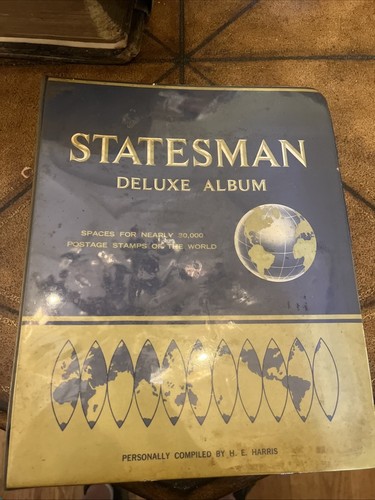 Harris Statesman Deluxe Album With Stamps | eBay