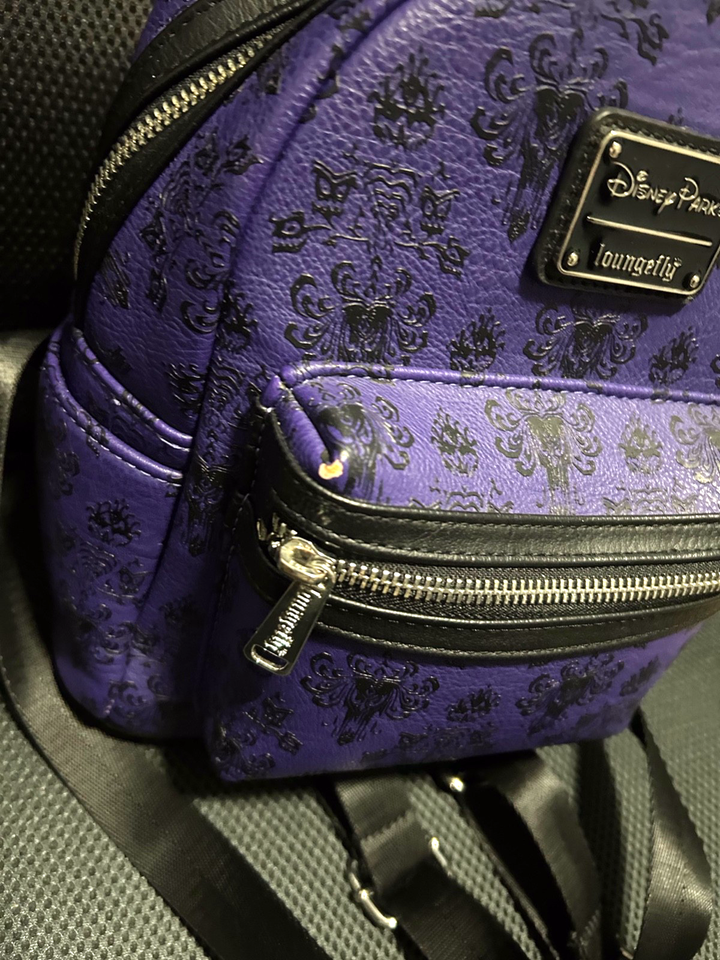 Disney Haunted Mansion Wallpaper Mini Backpack by Loungefly Rare! | eBay