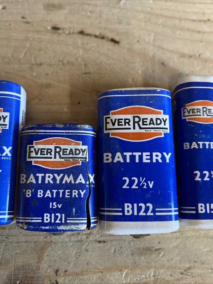 Ever Ready Job Lot B155 B122 B121 B123 Vintage Battery For Display | eBay