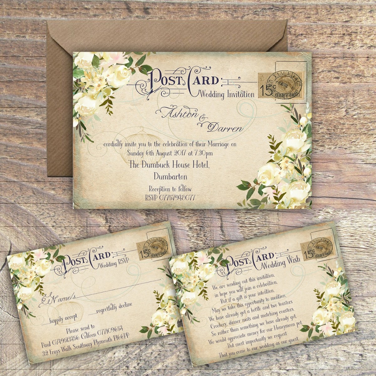 Postcard Wedding Invitations Template Postcard Invitation Wedding