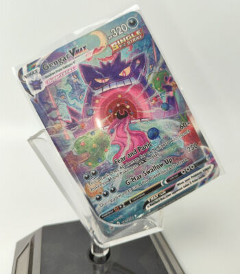 Gengar VMAX 320 Gold Metal Pokemon Card Collectible Gift Display！ | eBay