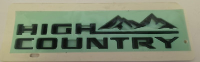 2019-2023 CHEVY SILVERADO RST "HIGH COUNTRY" EMBLEM OEM 85101611 | eBay