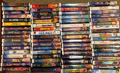 Lot of Any 10 Children VHS - Walt Disney/Dreamworks/Other (Pick any 10 ...