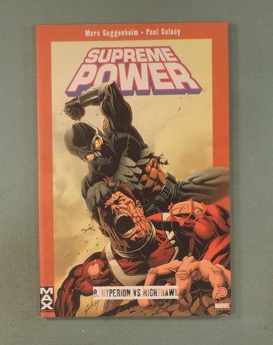 Supreme Power 8 Hyperion vs Nighthawk Guggenheim Panini Comics 2007 EO ...