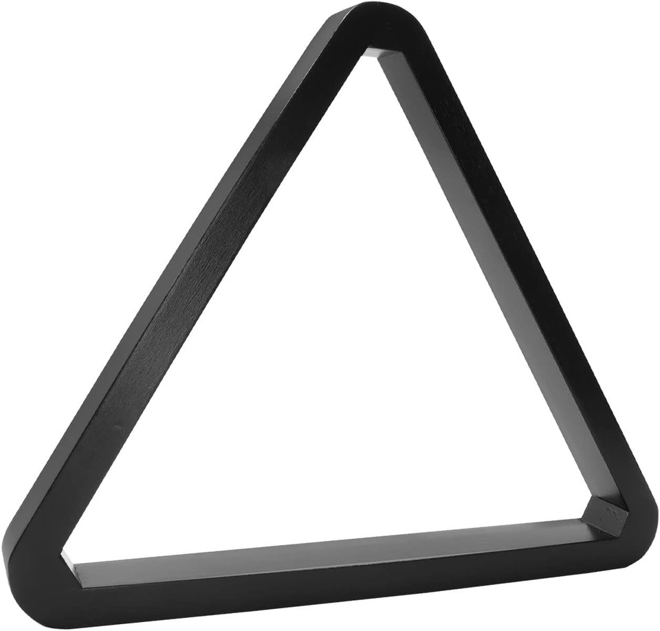 Heavy Duty Wood Billiard Pool Table 8-Ball Triangle/9-Ball Diamond Ball ...