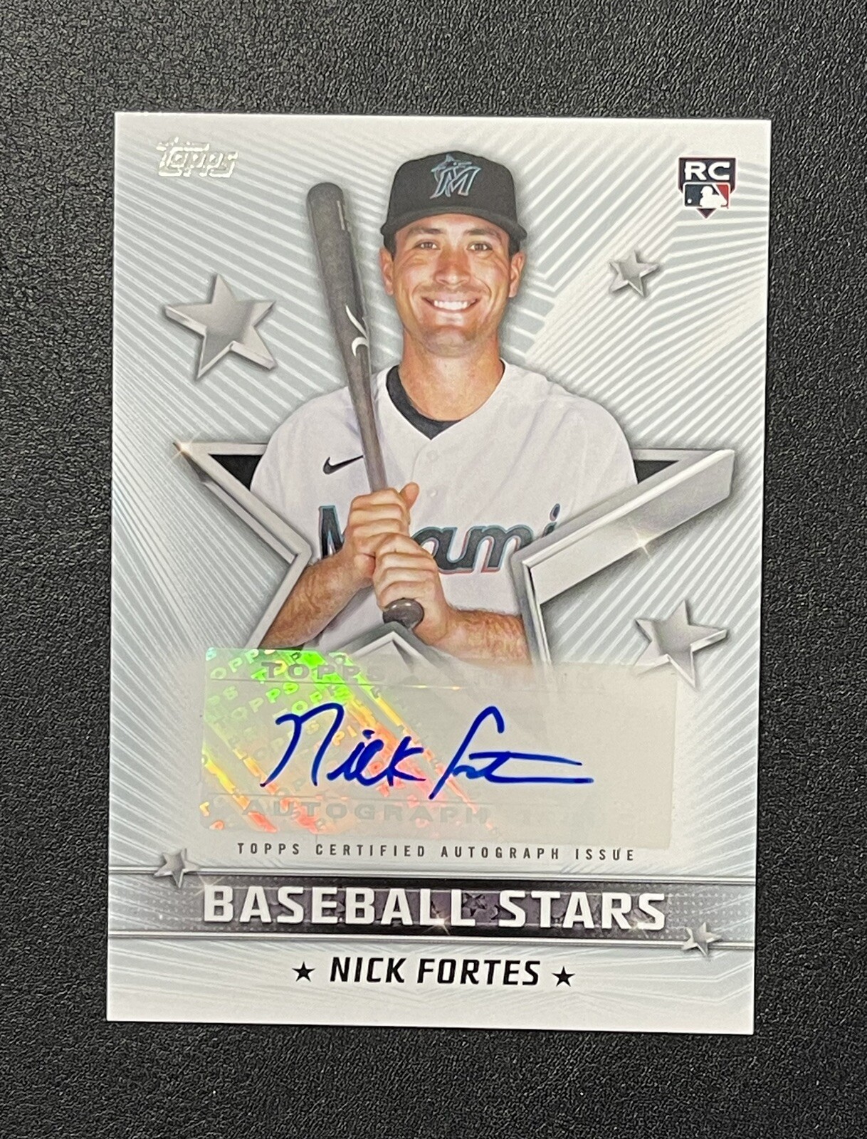 2022 Topps Series One Baseball Stars Nick Fortes Rookie BSA-NF ...