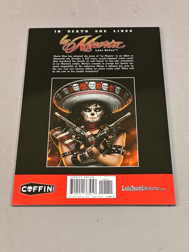 Coffin Comics La Muerta Last Rites #1 comic graded 9.4 by the seller ...