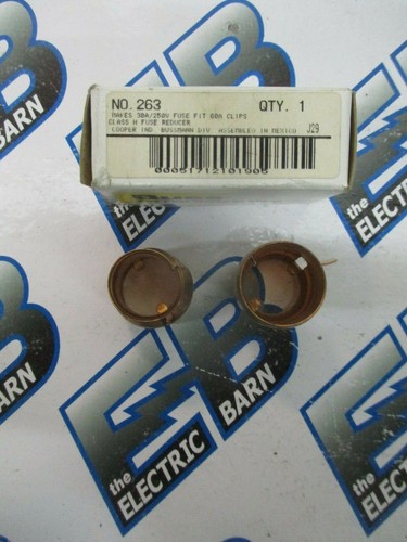 BUSS 263, 30 TO 60 AMP 240V CLASS H FUSE REDUCER- NEW | eBay