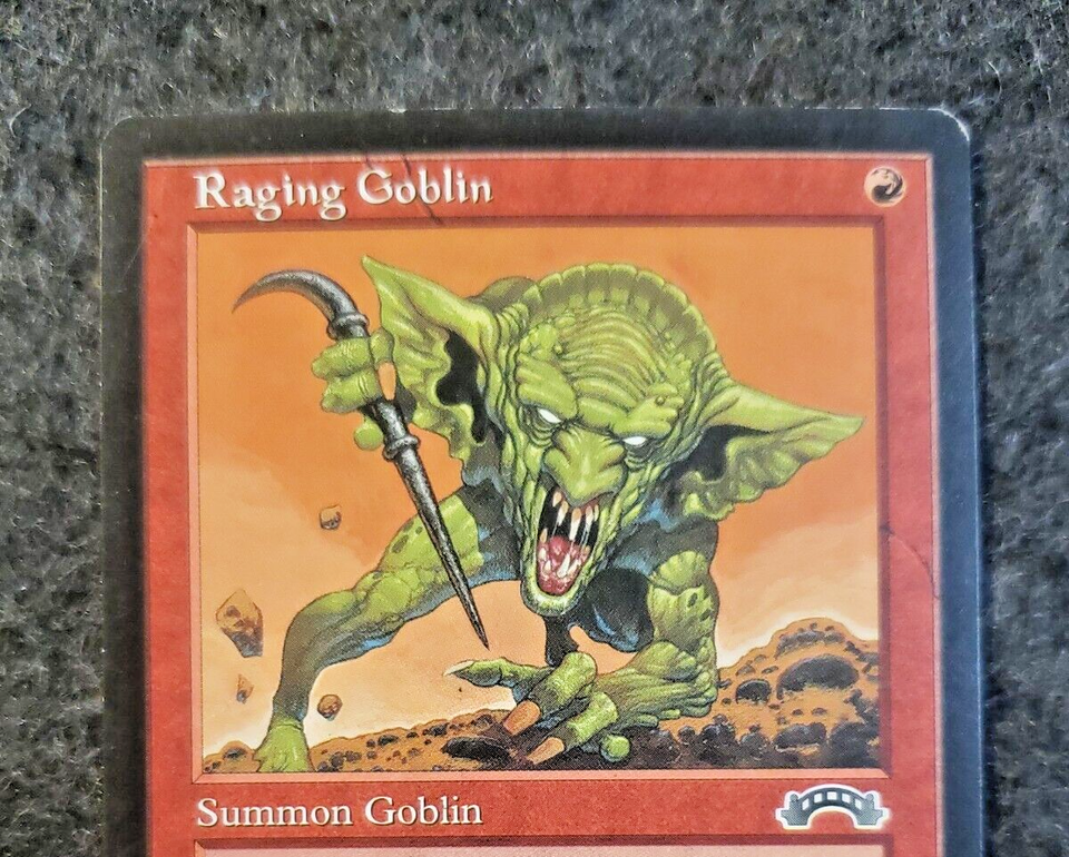 Raging Goblin Exodus #96 Magic The Gathering 1998 MTG Single (DS3D1F5 ...