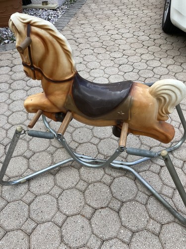 VINTAGE SPRING ROCKING WONDER HORSE | eBay