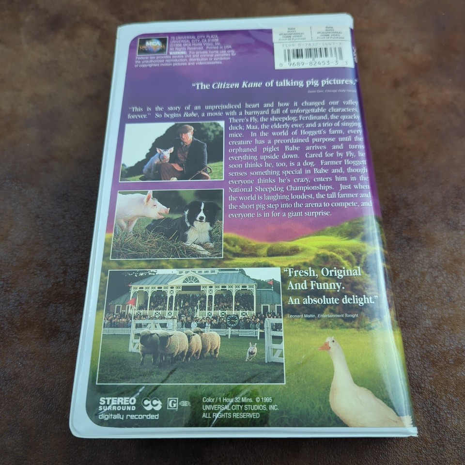 Babe (VHS 1996 Clamshell) 96898245333| eBay