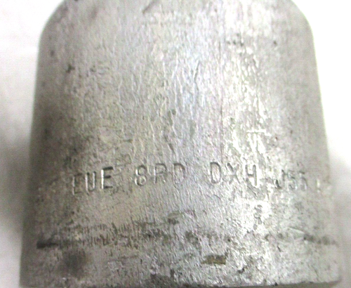 BULL PLUG 2-3/8" 8RD EUE Thread J55 XXH Galvanized 1/2" NPT Tap | eBay