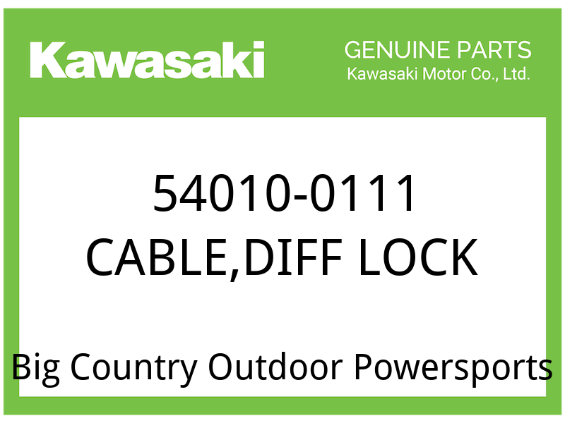 Kawasaki OEM Part 54010-0111 for sale online | eBay