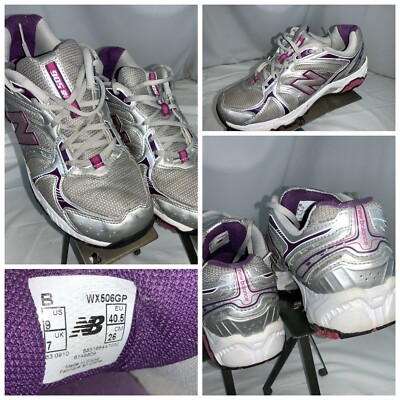 New Balance 506 Sz 9 B Women Silver Purple Running Shoes Mint YGI D0S ...
