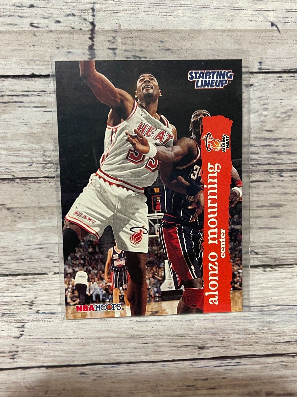 1995-96 Hoops Kenner Starting Lineup Cards - Alonzo Mourning | eBay