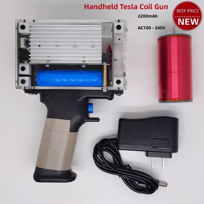 Enhanced Version Tesla Coil Gun Magnetic Energy Generator 3rd ...