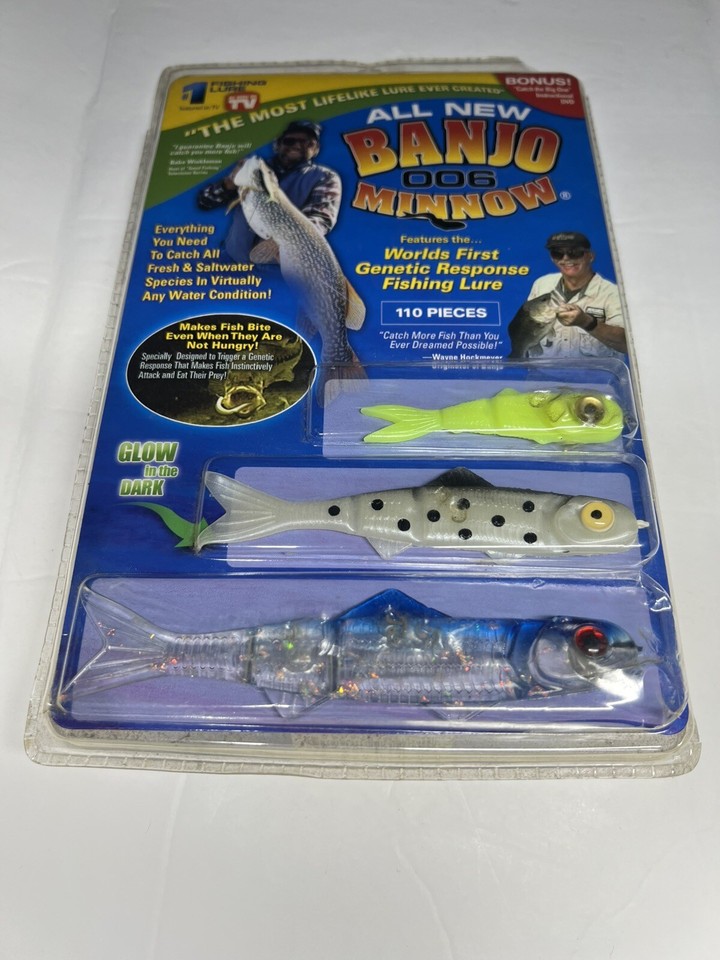 Banjo Minnow 006 • 110 Piece Fishing System Lures As Seen On TV | eBay