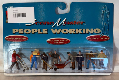 🚂Life-Like Trains Scene Master PEOPLE WORKING 8-Piece Set #1860 Models🚂 ...