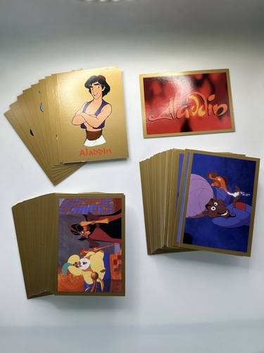 Disney Aladdin Series Trading Cards Topps 1993 COMPLETE BASE SET 1-90 ...