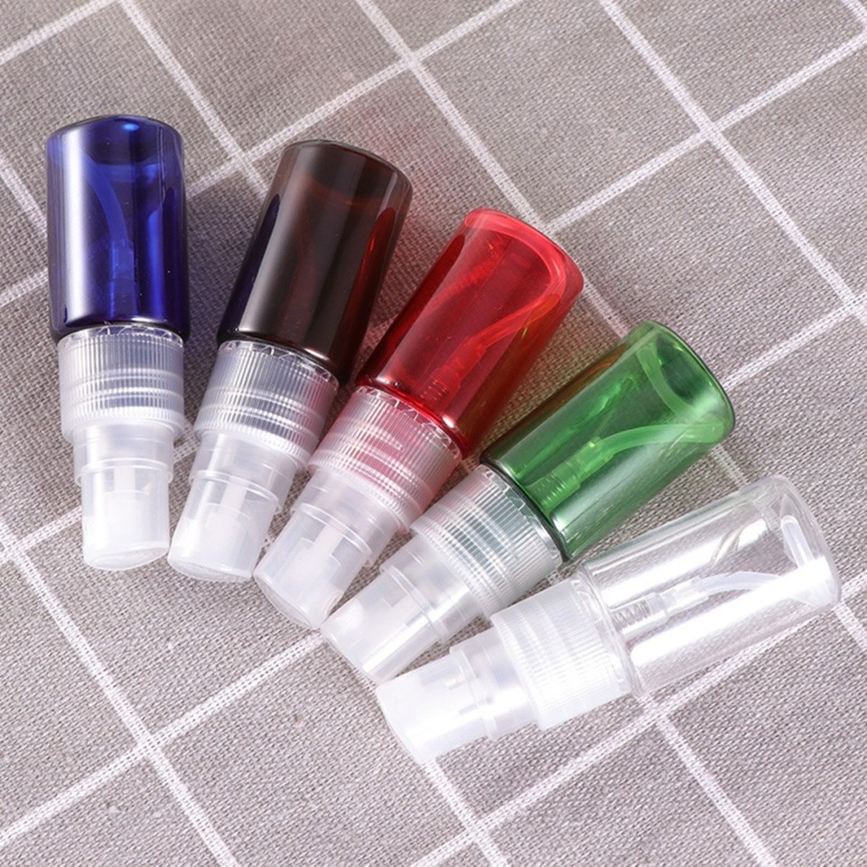 10 Pcs 10 ml Refillable Mini Plastic Spray Bottles Portable Bottles for ...