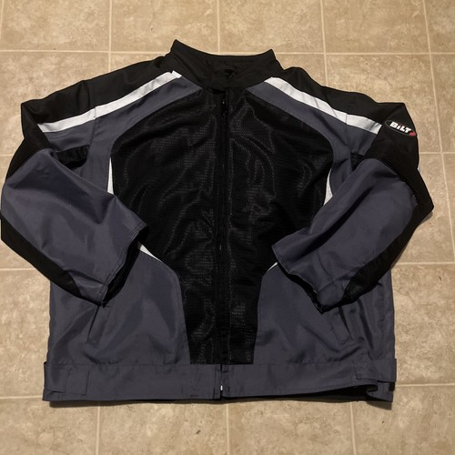 BILT Motorcycle Riding Jacket Men's Size 2XL Gray Black Mesh Lining ...