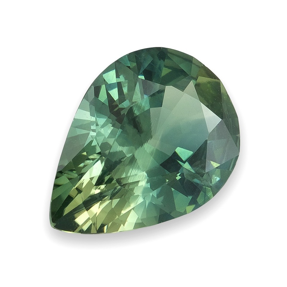 Natural Yellow-Green-Blue Sapphire 1.60 carats | eBay