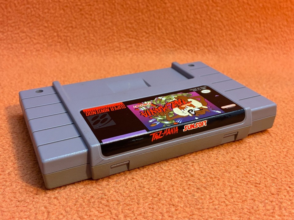 Taz Mania Super Nintendo SNES Original Authentic Game Vintage Retro ...