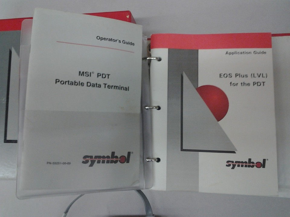 Symbol PDT 1475 Portable Data Terminal With Guides and Software | eBay