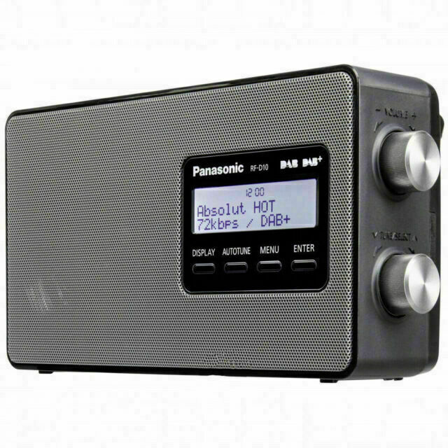 Panasonic RF-D10 Portable DAB/DAB+ Radio - Black for sale online | eBay