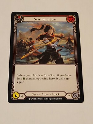 Scar For A Scar (red) uprising NM Flesh And Blood | eBay