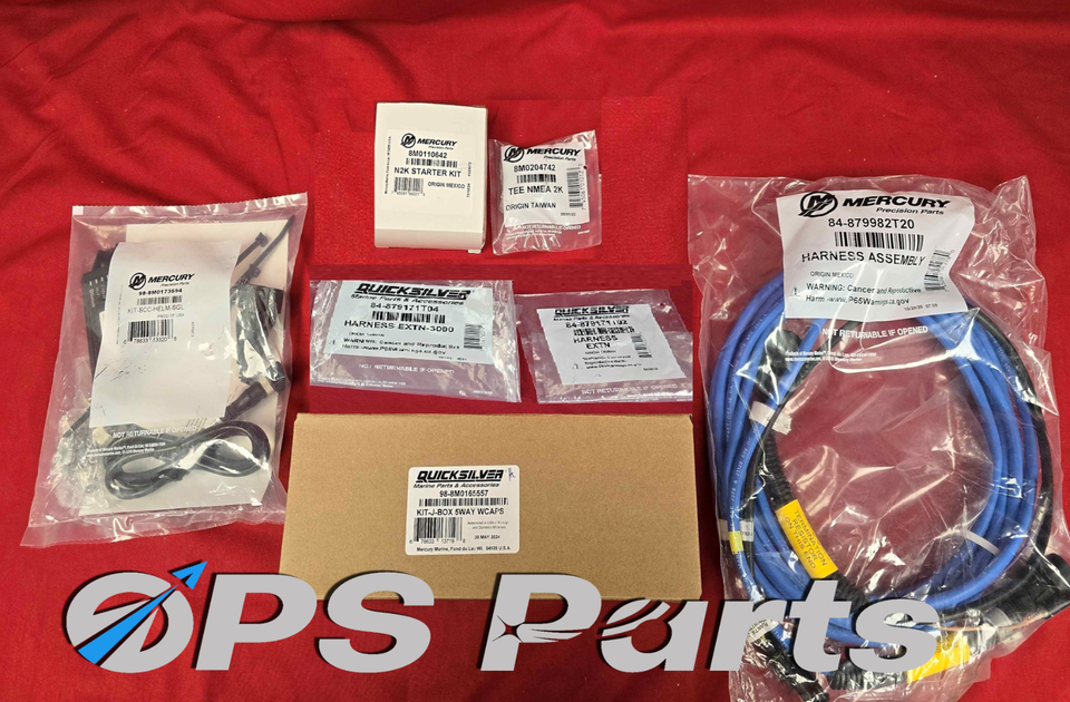 New/ OEM Mercury Smartcraft Connect Single Engine Rigging Kit - OPS ...