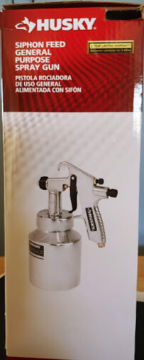 Husky siphon feed general Purpose Paint Spray Gun Model # H4920SSG | eBay