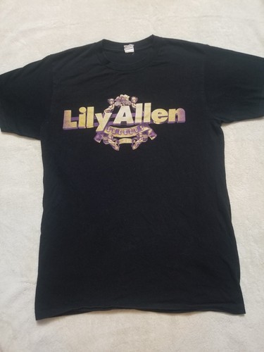 Lily Allen - Sheezus Tour Shirt - Small Black Tee - Fast Shipping | eBay