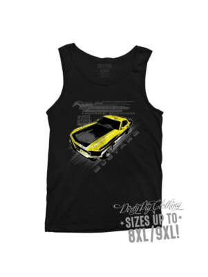 Boss Mustang Big Mens Singlet 2XL/3XL, 4XL/5XL, 6XL/7XL, 8XL/9XL | eBay ...