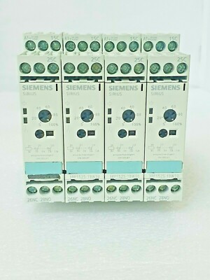 BATCH OF 4 SIEMENS SIRIO 3RP1525-1BW30 TIME RELAY,Unused,Germany&95929 ...