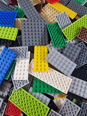 LEGO Plates Bundle X25 4x4 4x6 6x6 8x8 4x10 6x10 And More Sizes JOBLOT ...