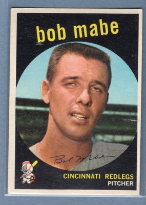 1959 Topps #356 Bob Mabe(2) VG-EX (WA0R191) | eBay