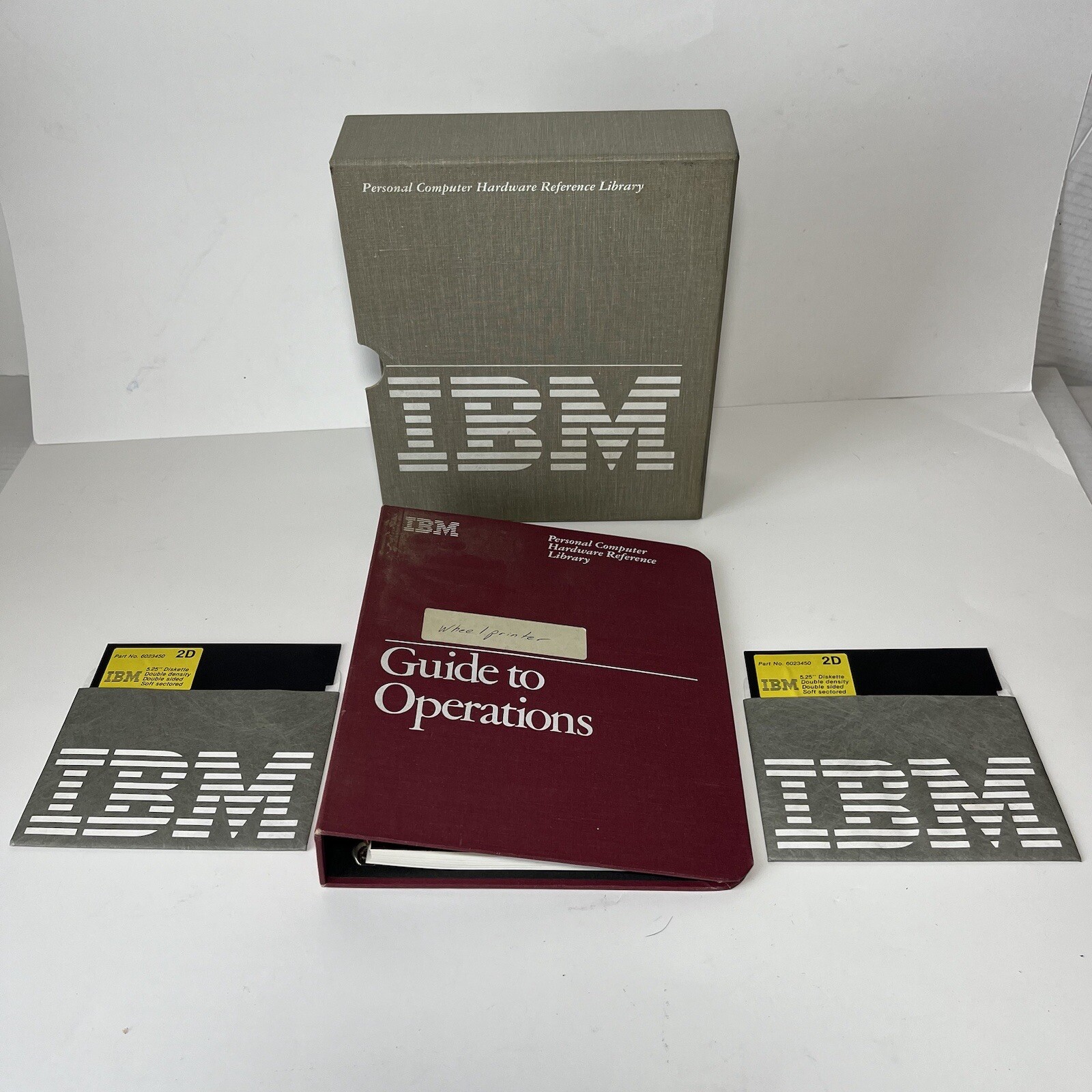 Vintage IBM Wheelprinter 5216 Guide To Operations w/ Two 5.25" Soft ...