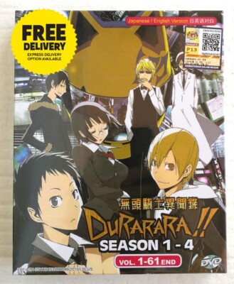 DVD Anime DURARARA!! Complete TV Boxset Season 1-4 (Vol. 1-61) English ...