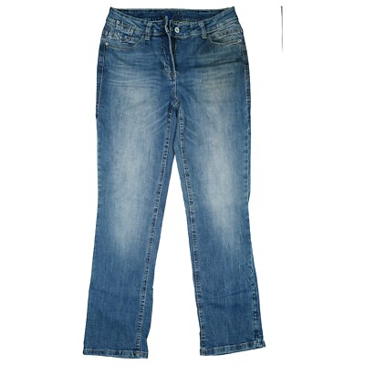 Cecil Toronto Women's Jeans Trousers Stretch Straight Leg mid Rise 36 S ...