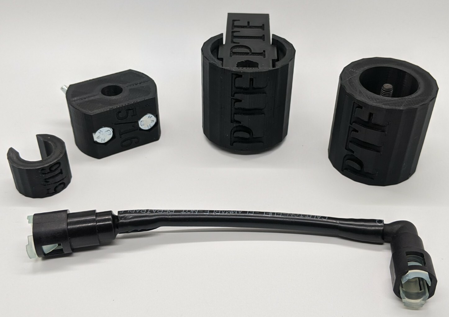 1/2" Nylon Plastic Fuel Gas Diesel Evap Line Hose Connector Repair ...