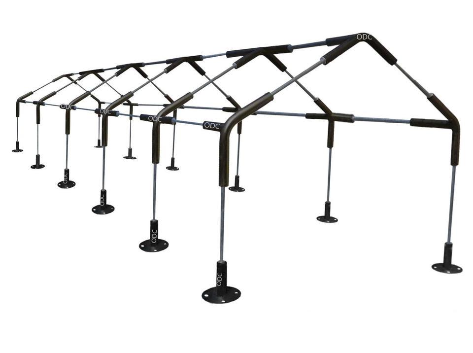 High Peak Carport Canopy Frame Kit | 1-3/4"ID | 10-to-12 Leg Options ...