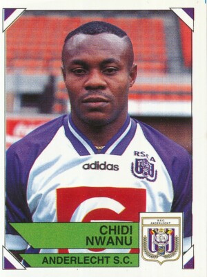 033 CHIDI NWANU # NIGERIA ANDERLECHT.SC - STICKER FOOTBALL 95 PANINI | eBay