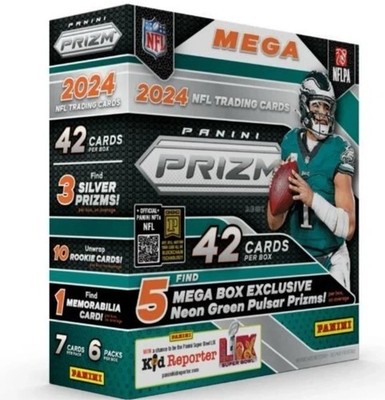 2024 Panini Prizm NFL Football Mega Box Factory Sealed Target IN HAND ...