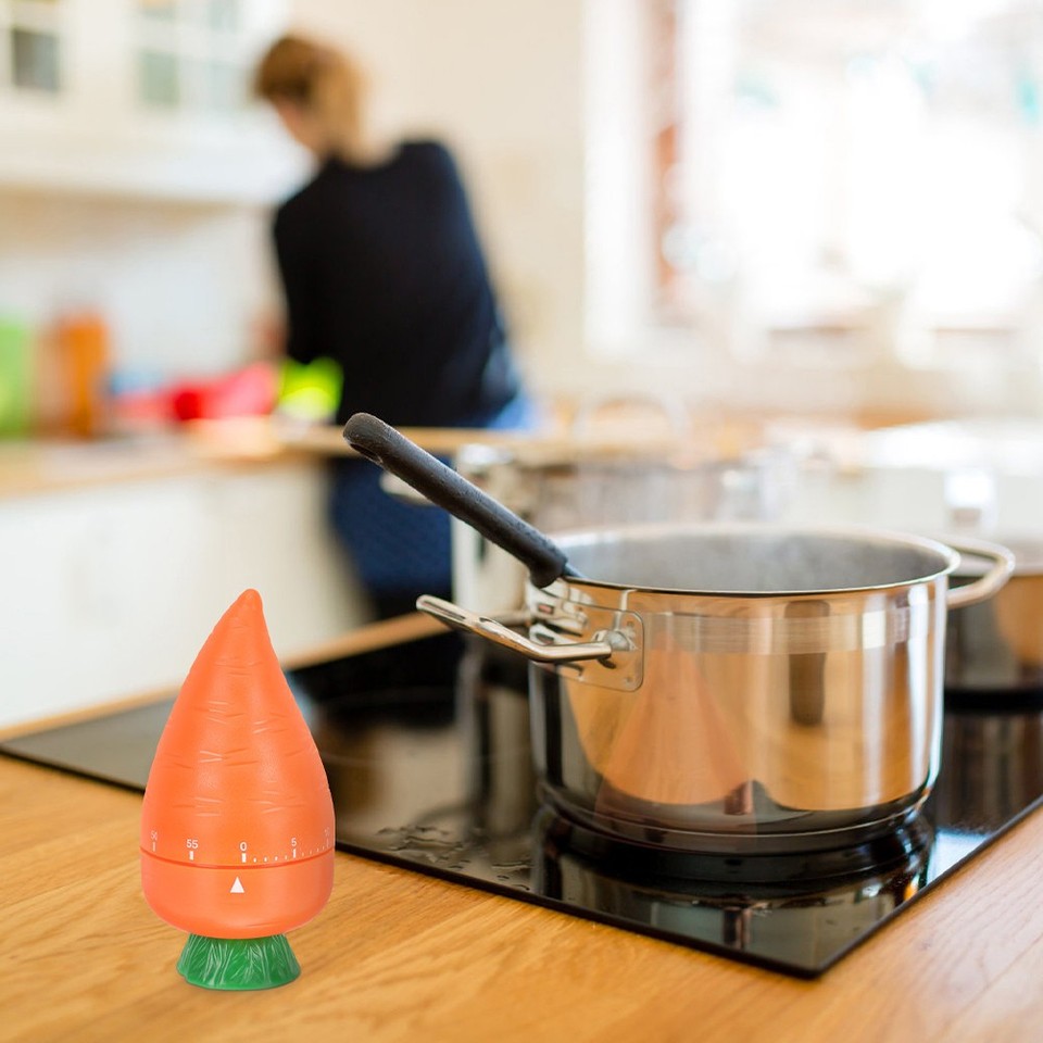 Carrot Timer Cute Kitchen Gadget 60 Minutes Countdown Alarm Reminder ...
