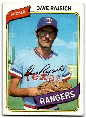 1980 Topps Dave Rajsich Texas Rangers #548 | eBay