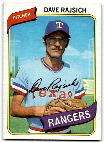 1980 Topps Dave Rajsich Texas Rangers #548 | eBay